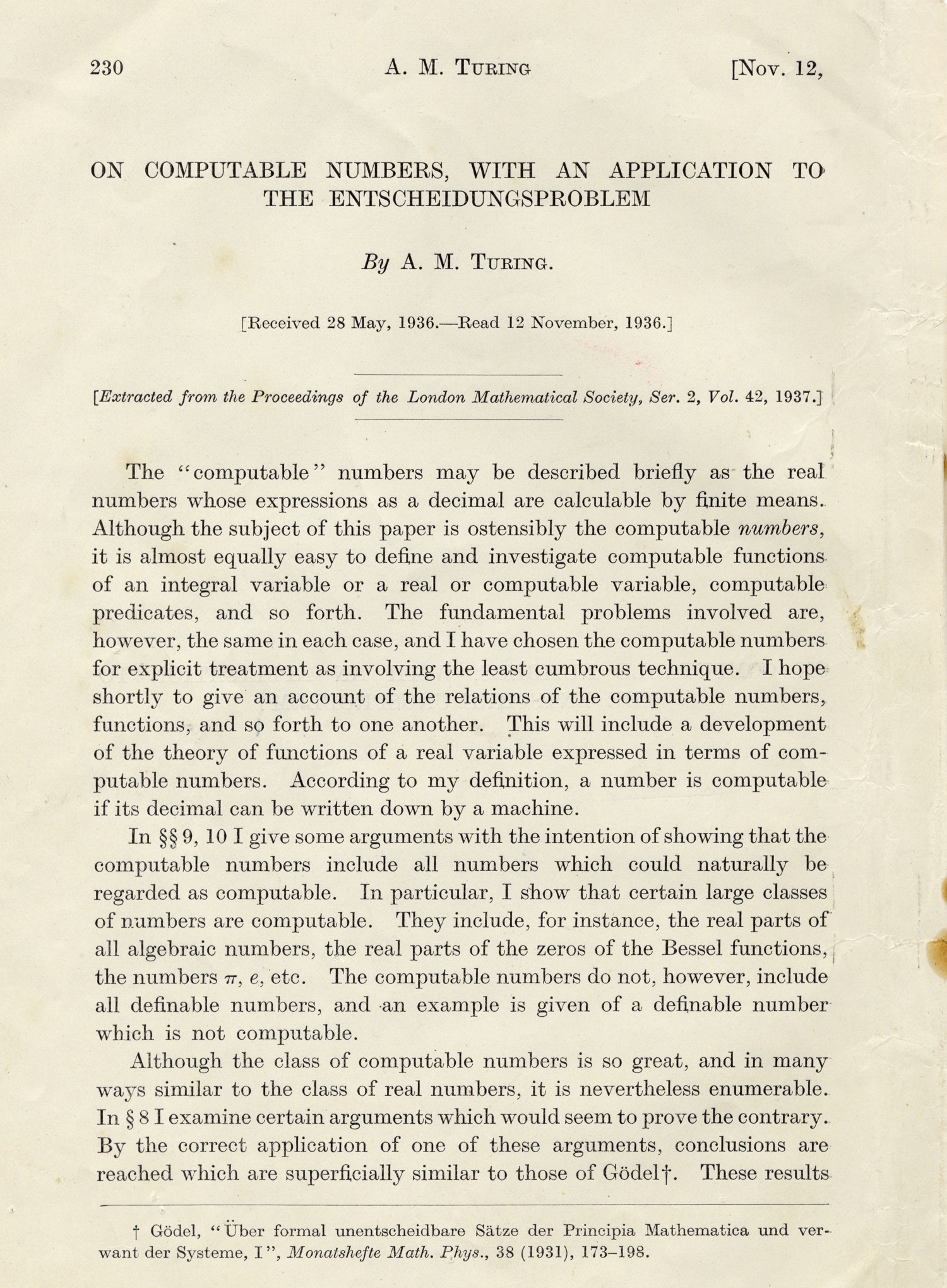 Alan Turing and His Legacy – Dermot Turing